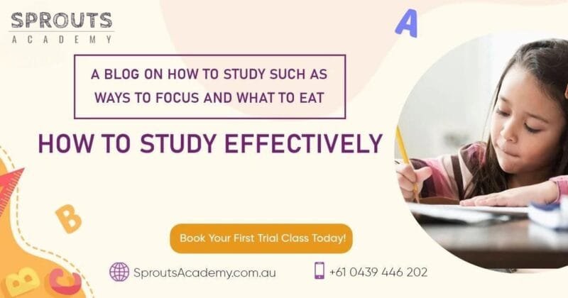 How to Study Effectively with Sprouts Academy
